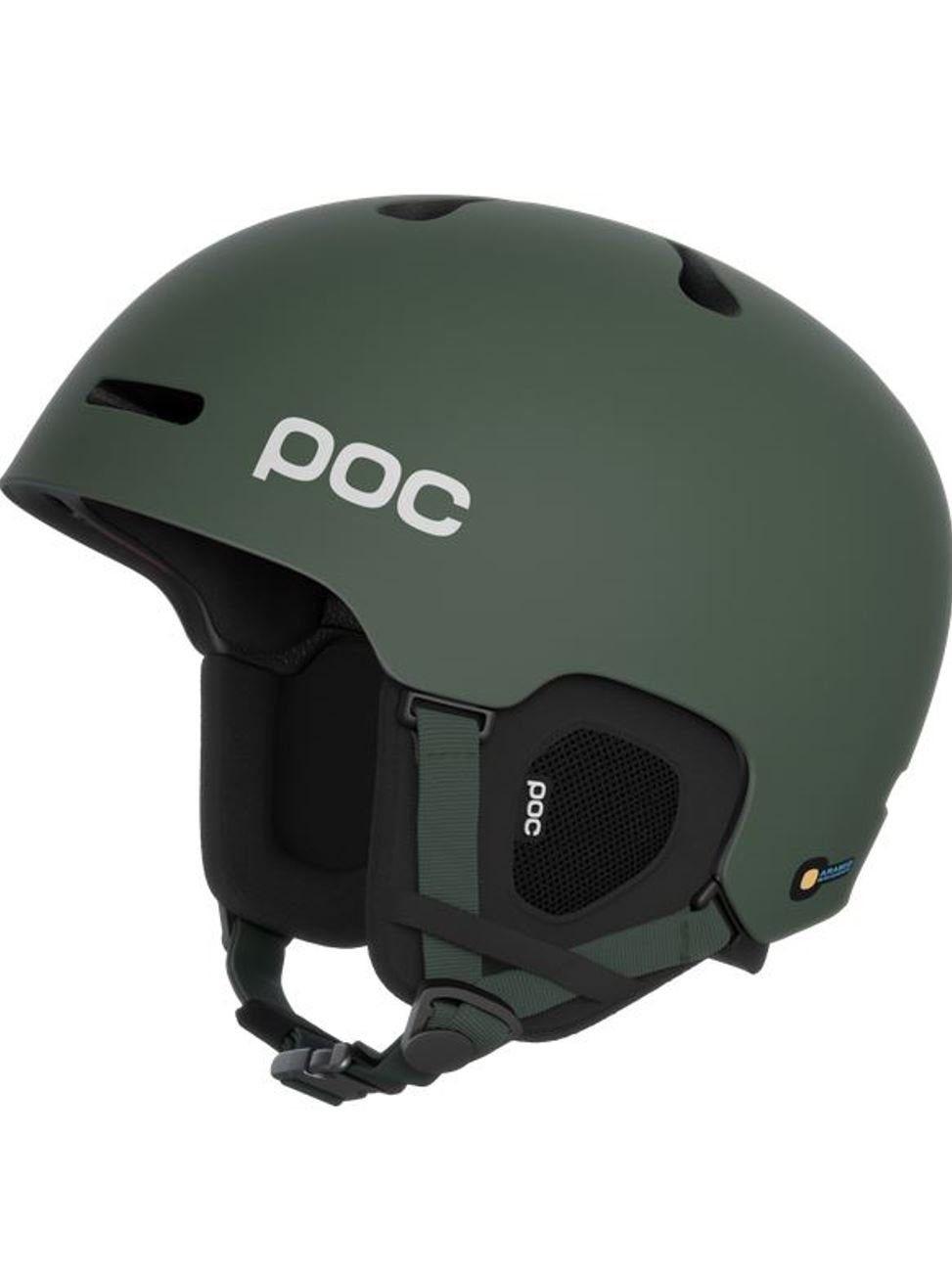 POC Skihelm, POC Wintersporthelm Fornix MIPS Epidote Green Matt