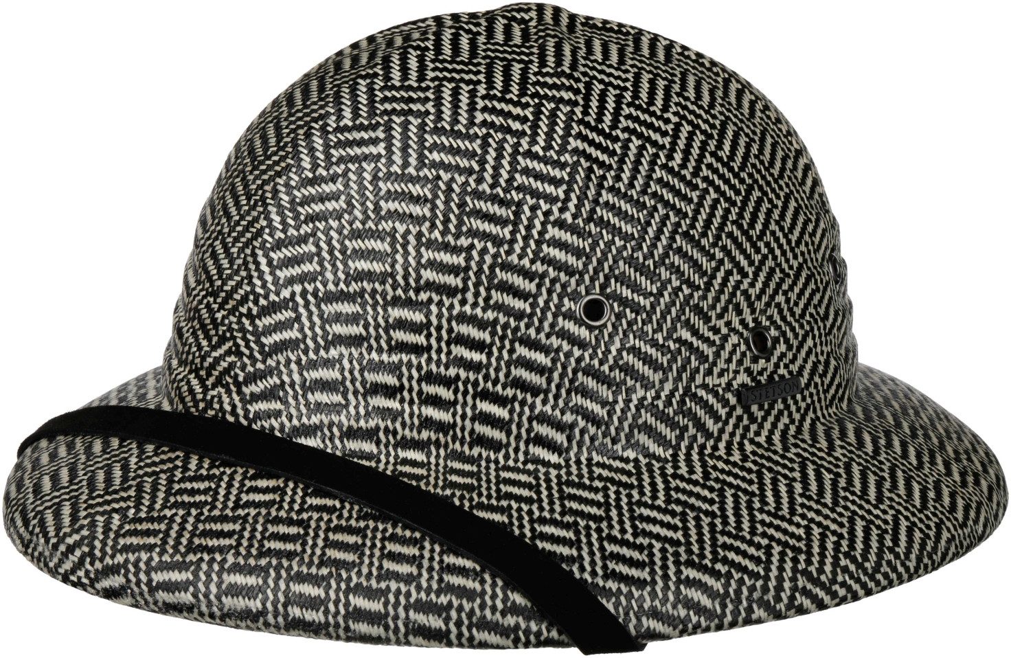 Stetson Strohhut Pith Helmet Toyo Tropenhelm