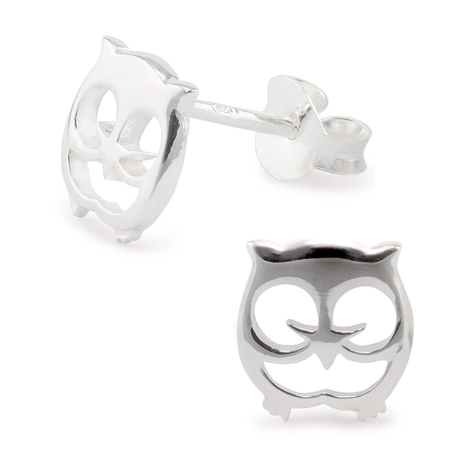 Monkimau Ohrring Set Eulen Ohrringe Aus 925 Silber Hypoallergen