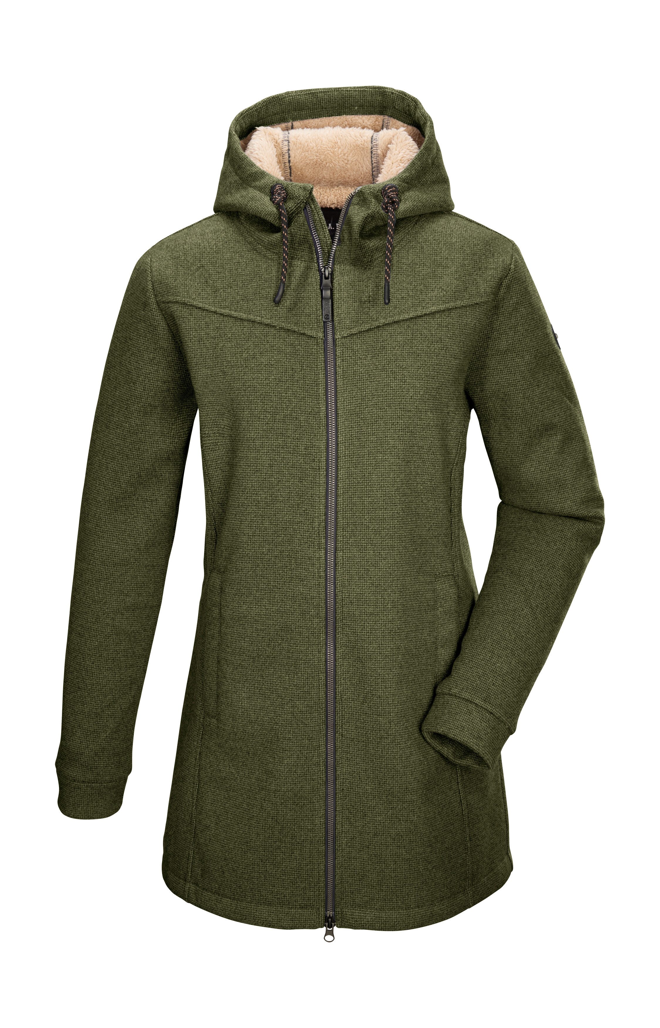 G.I.G.A. DX by killtec Fleecejacke GW 37 WMN KNTFLC PRK Strickfleeceparka mit Kapuze, Teddyfell ...