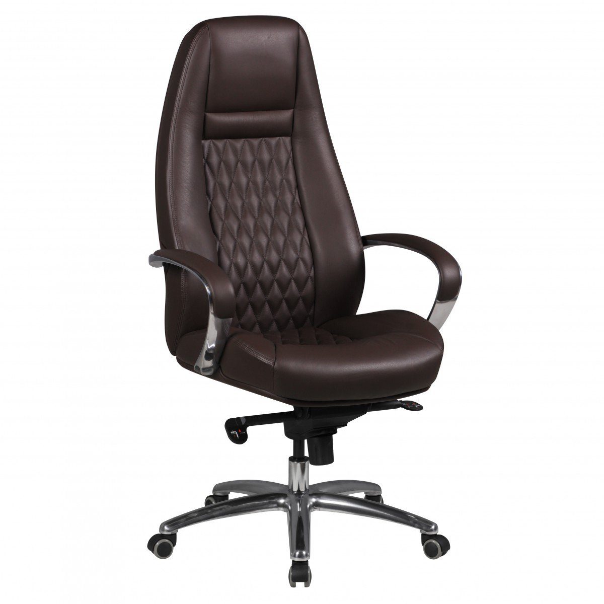 Möbelando Bürostuhl Bürostuhl Austin Echt Leder Braun