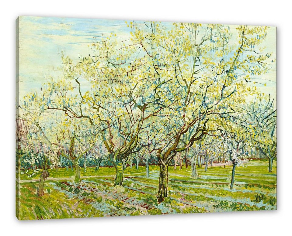 Pixxprint Leinwandbild Vincent Van Gogh Der Weiße Obstgarten Vincent