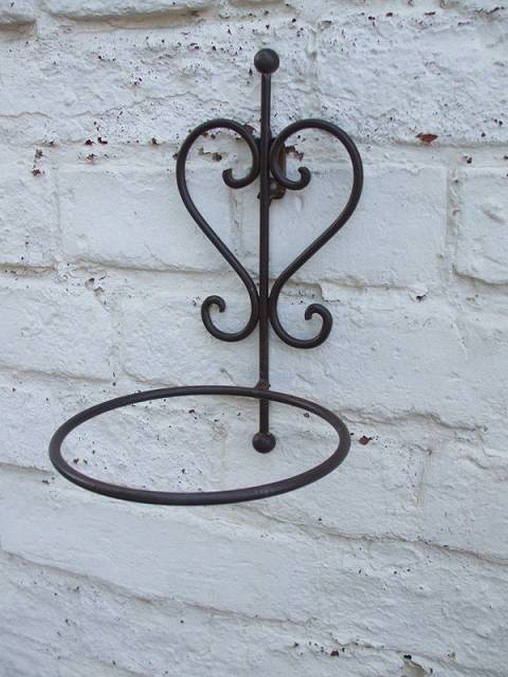 Deko Impression Wanddekoobjekt Verzierter Topfhalter Wandhalter Eisen