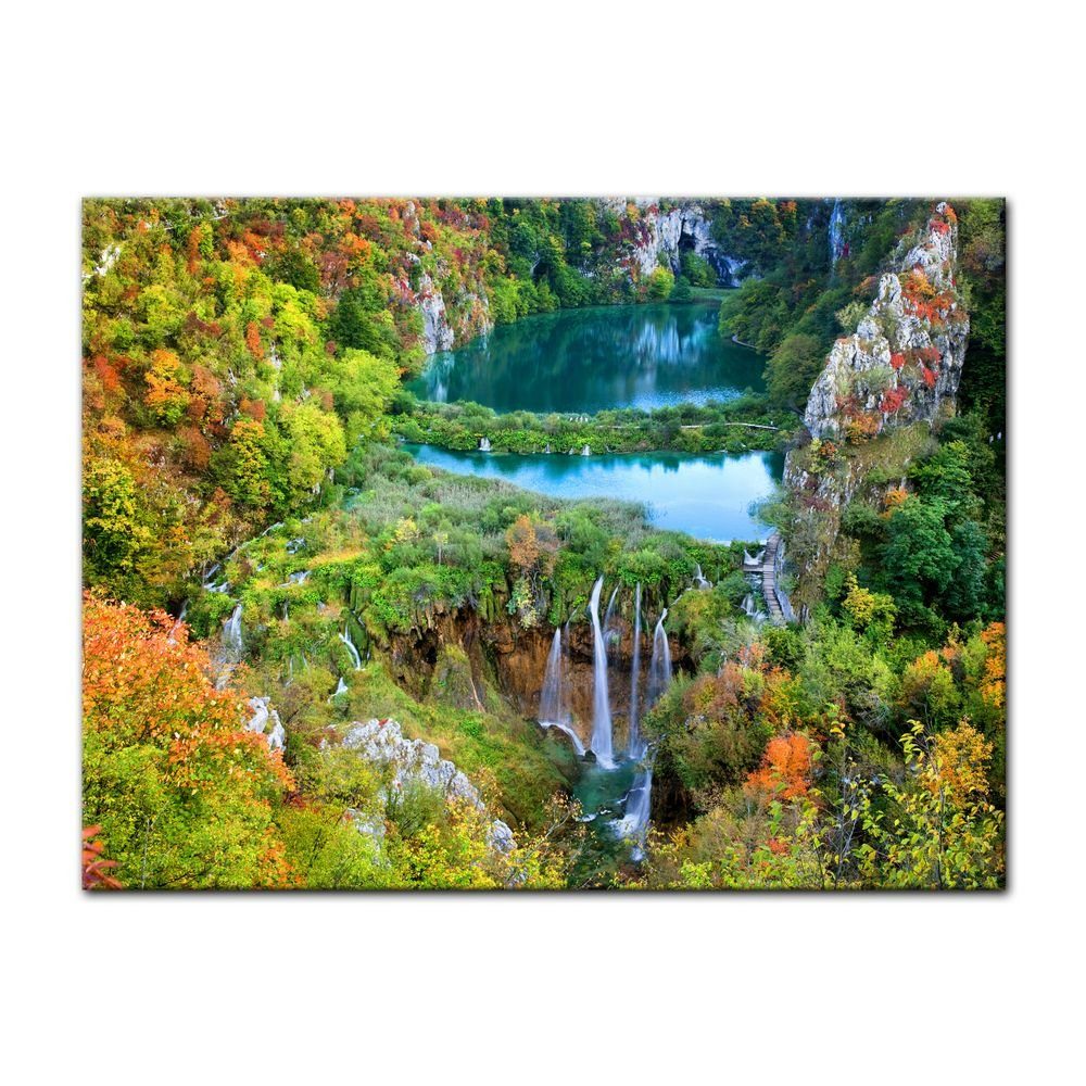 Bilderdepot24 Leinwandbild Plitvicer Seen II - Kroatien, Landschaften