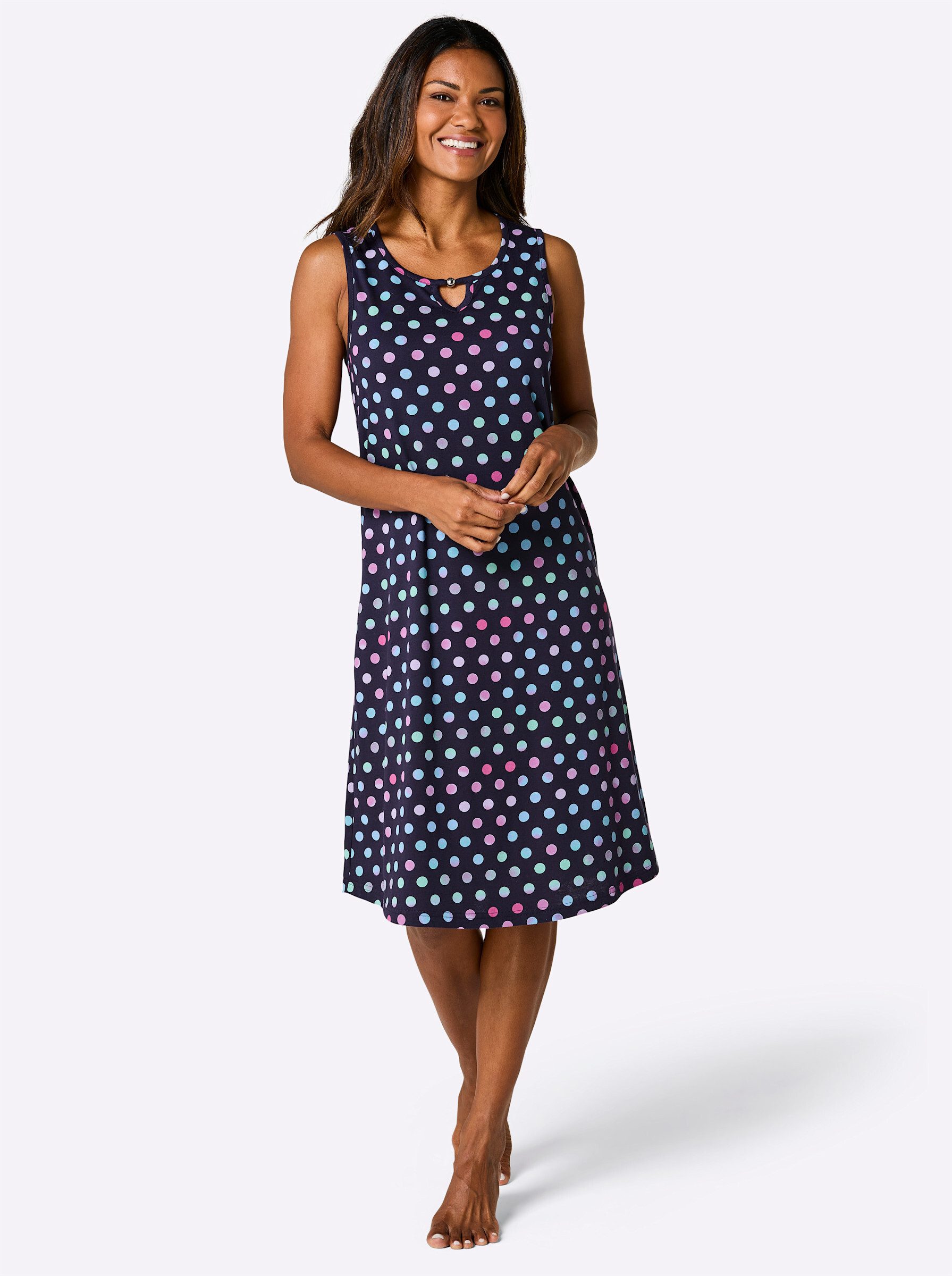 Witt Strandkleid Sommerkleid Ärmellos