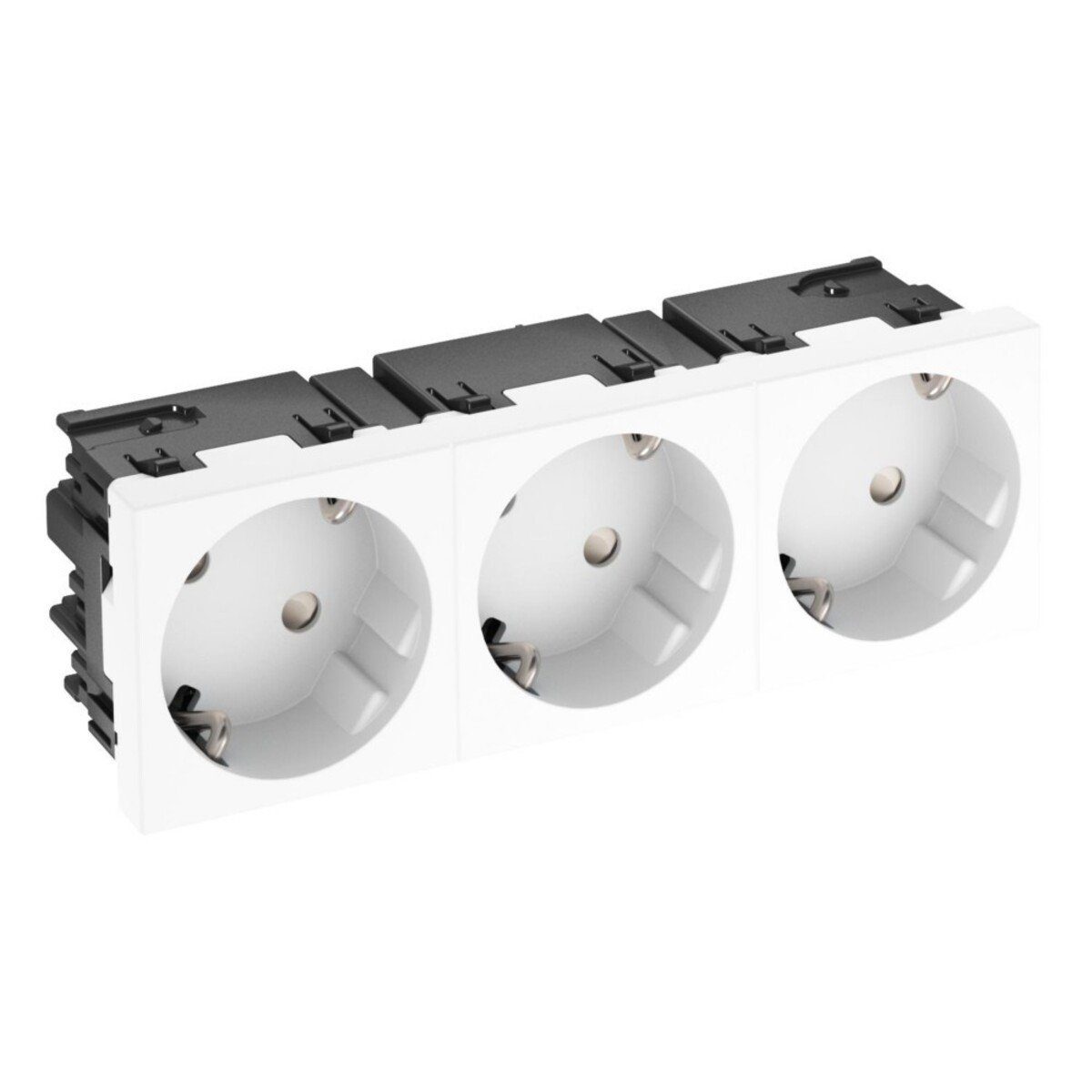 OBO BETTERMANN Klemmen OBO Bettermann Steckdose 33 Grad, 3-fach STD-D3SC RW3