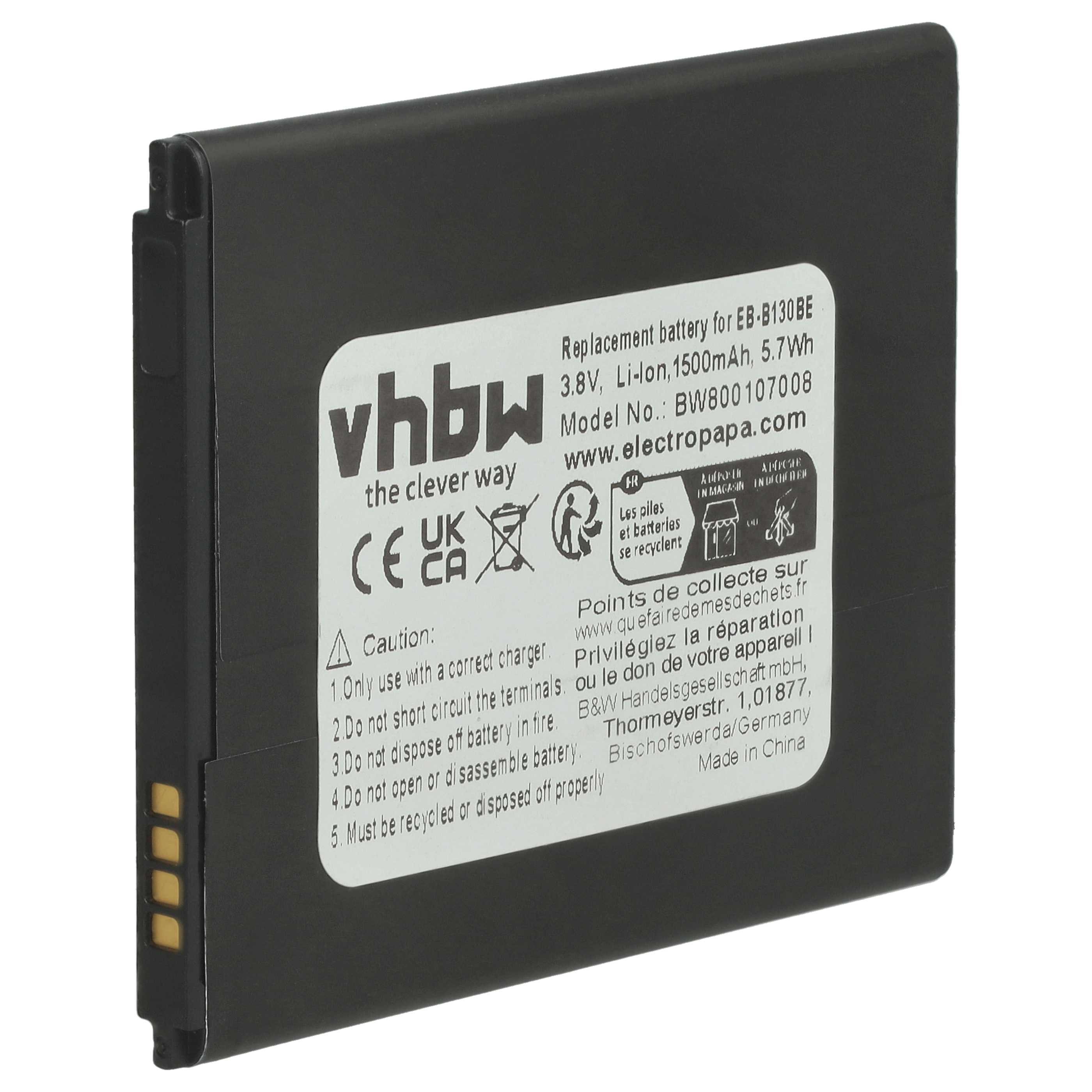 vhbw Akku passend für Samsung Galaxy V SM-G313, V DUAL SIM, Trend 2, V Smartphone-Akku Akku Li ...