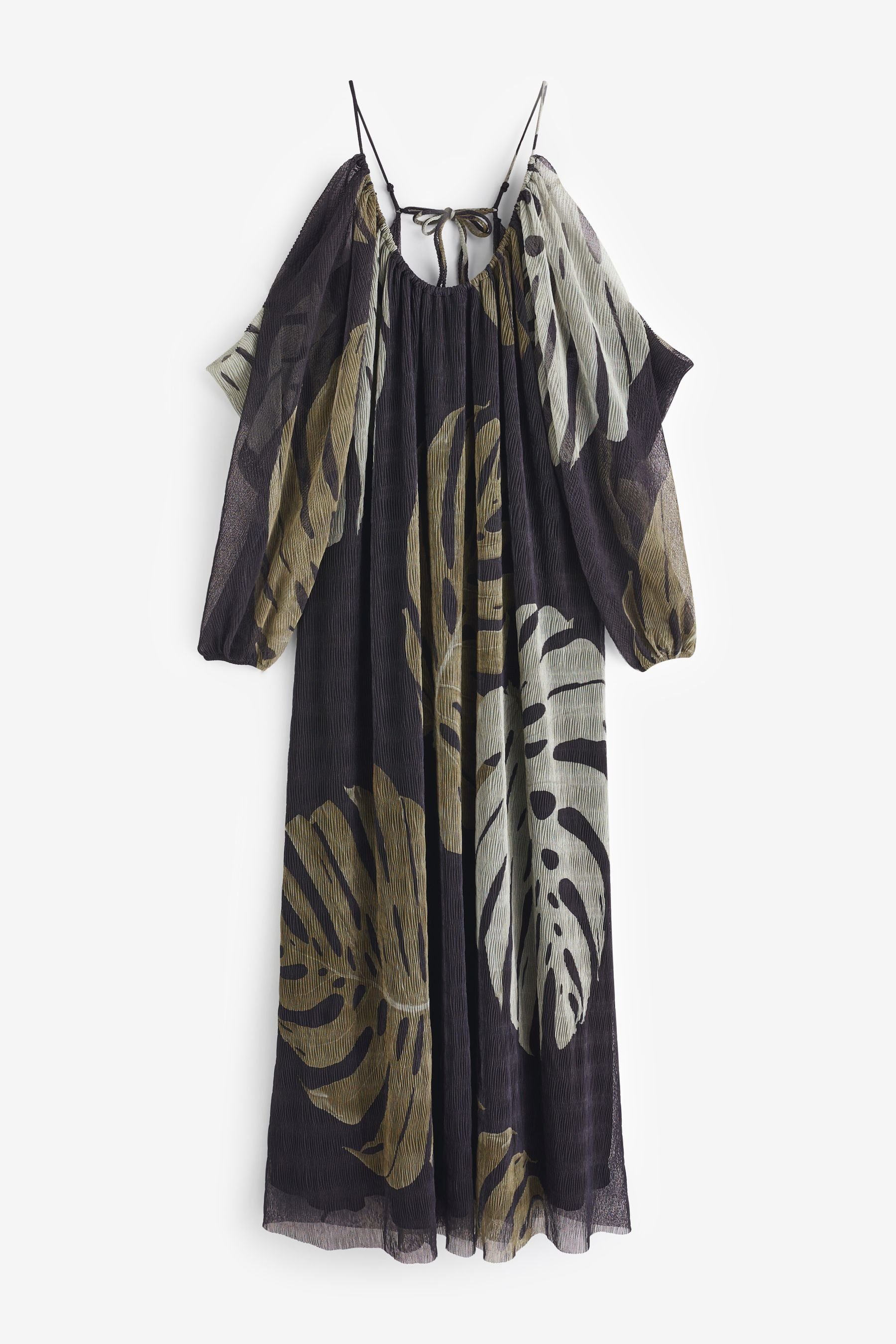 Next Maxikleid Maxi Trägerkleid Aus Mesh In Knitteroptik 1 Tlg