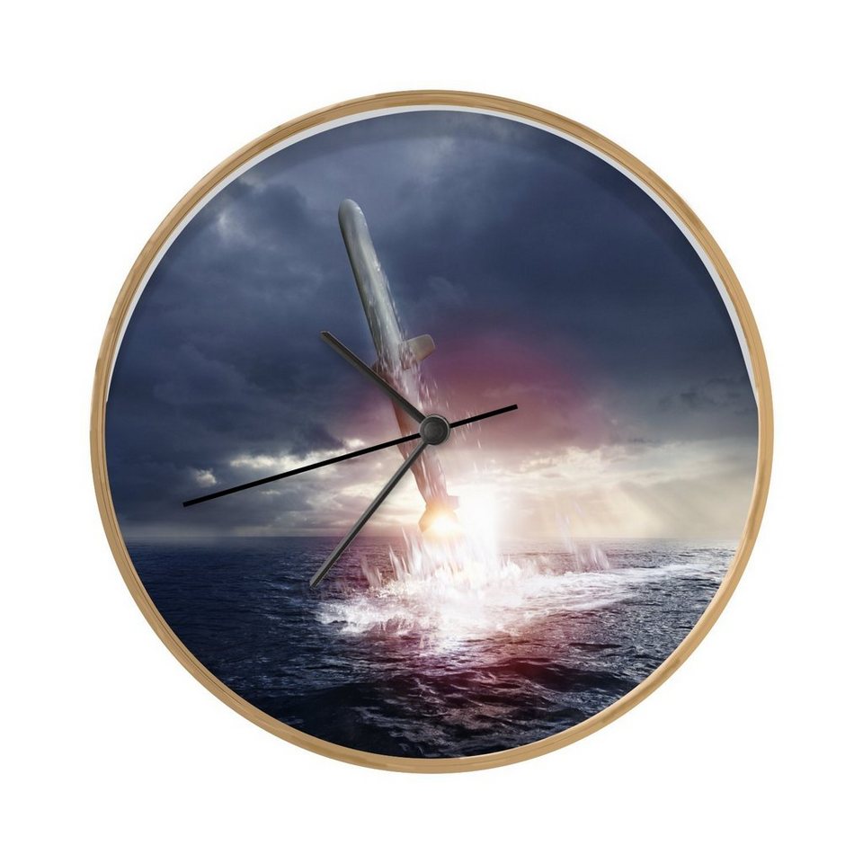 Muchowow Wanduhr Ein Raketenstart Von Einem U Boot Aus Uhrwerk