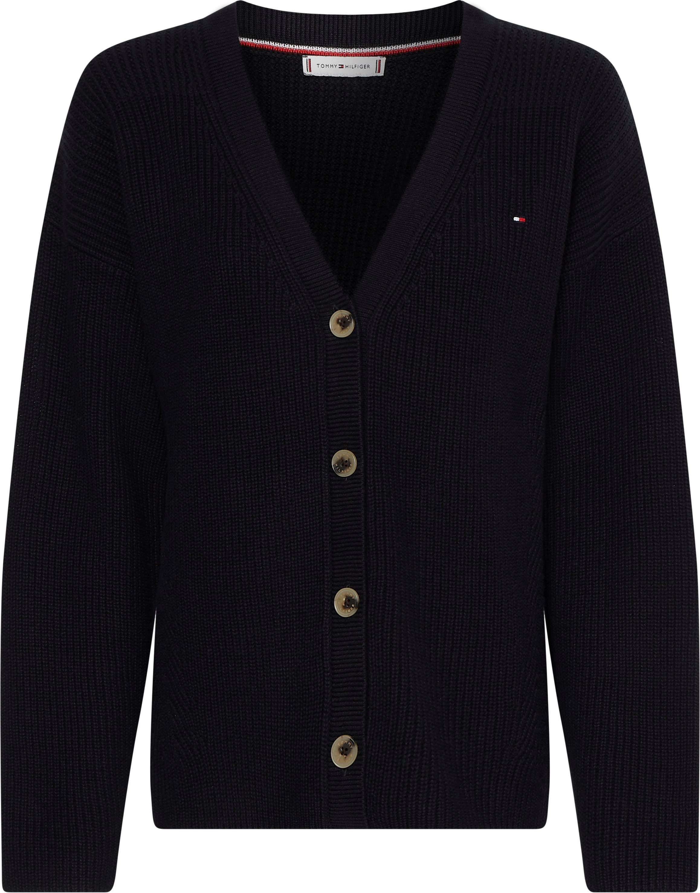 Tommy Hilfiger Curve Strickjacke Crv Hayana V Nk Cardigan Tommy