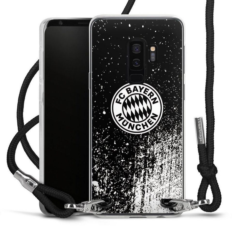 Deindesign Handyhülle Splatter Schwarz Fcb Samsung Galaxy S9 Plus