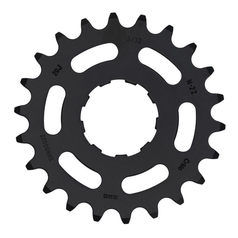KMC Zahnkranz Antriebsritzel E-Bike für Enviolo 1/2" x 3/32", 22 Zähne, KMC Antriebsritzel E ...