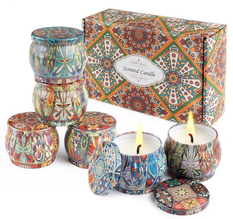 Homewit Duftkerze Duftkerzen Natürliches Sojawachs Aromatherapie Kerzen