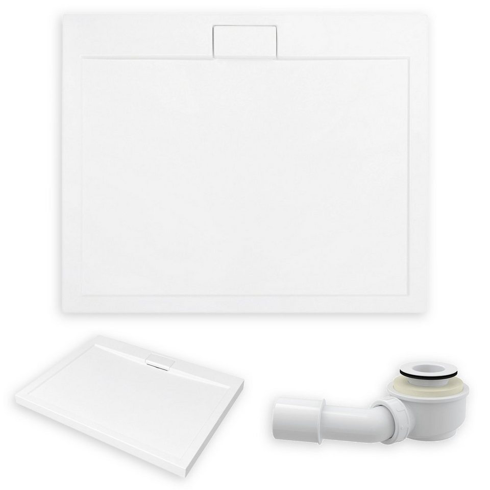 Kolman Duschwanne Axim Slim Duschtasse Rechteckig Acryl 100x80 Cm