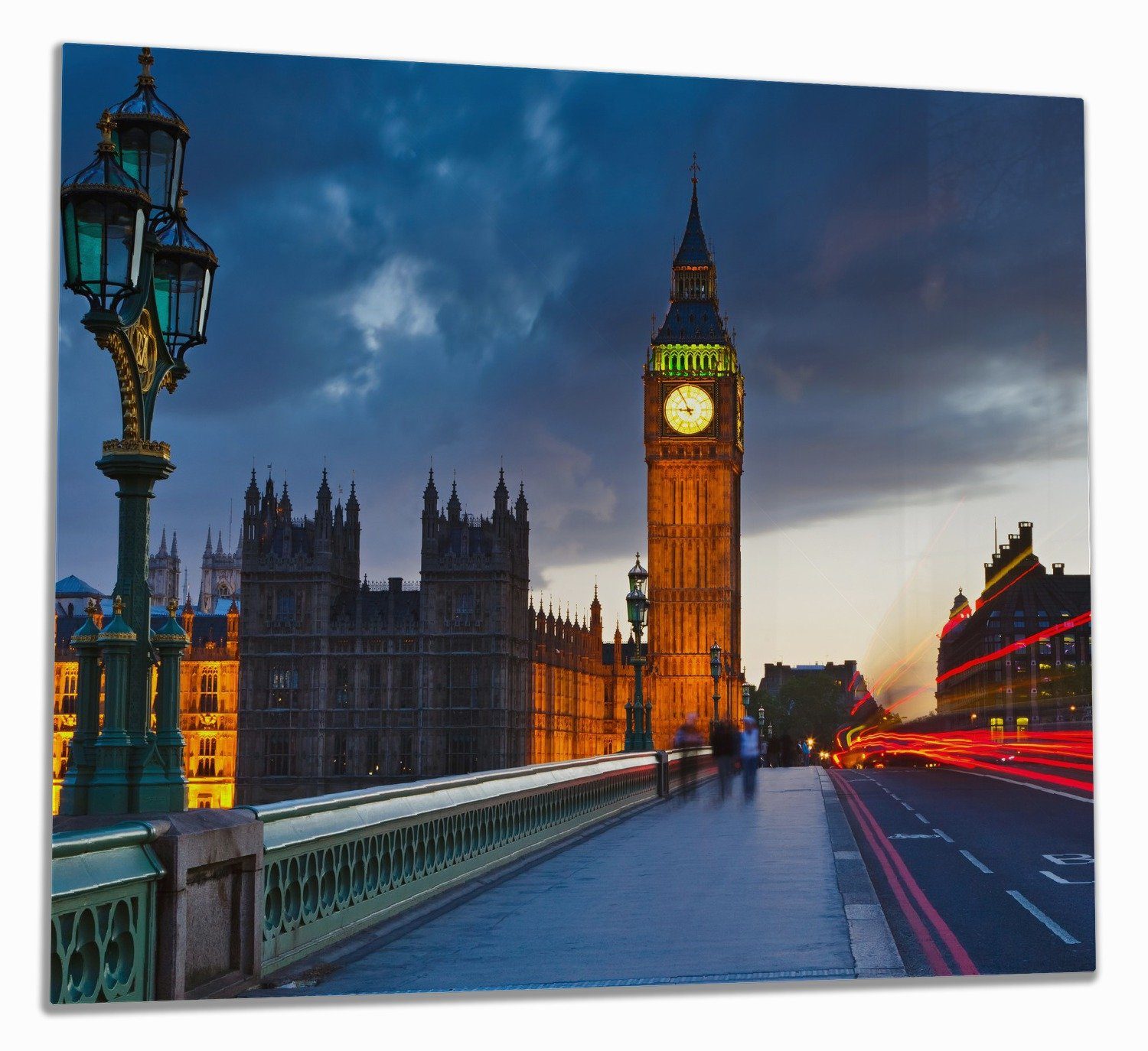 Wallario Herd Abdeckplatte London Big Ben Bei Nacht Esg
