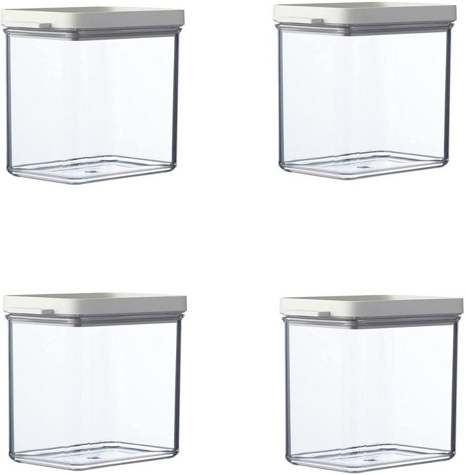 Mepal Vorratsdose Vorratsdosen Spar Set Omnia Rechteckig 1100 Ml Nordic