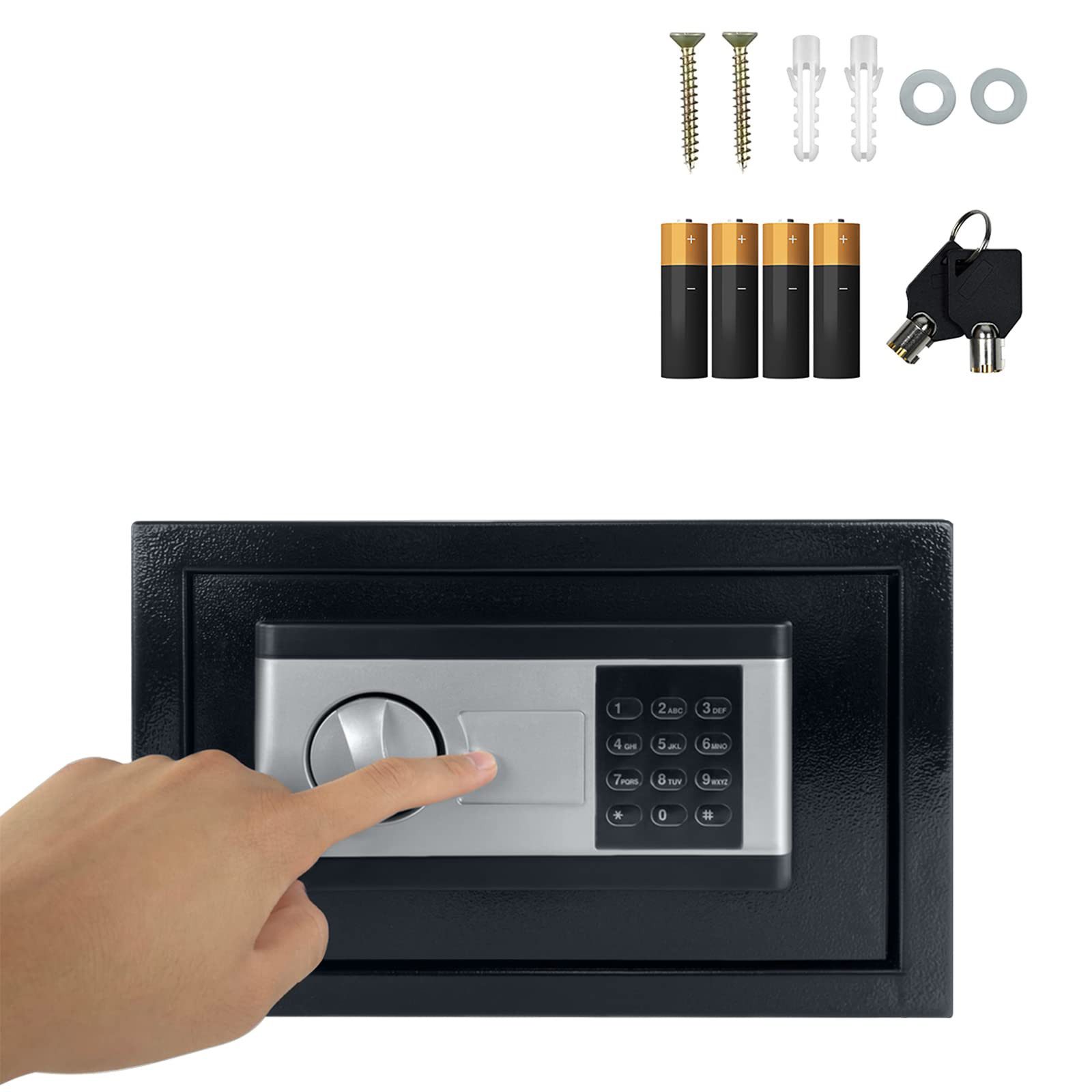 AUFUN Tresor Safe Tresor, 12L/22L/34L Wandtresor, Möbeltresor Geldkassette Tresor Wasserdicht