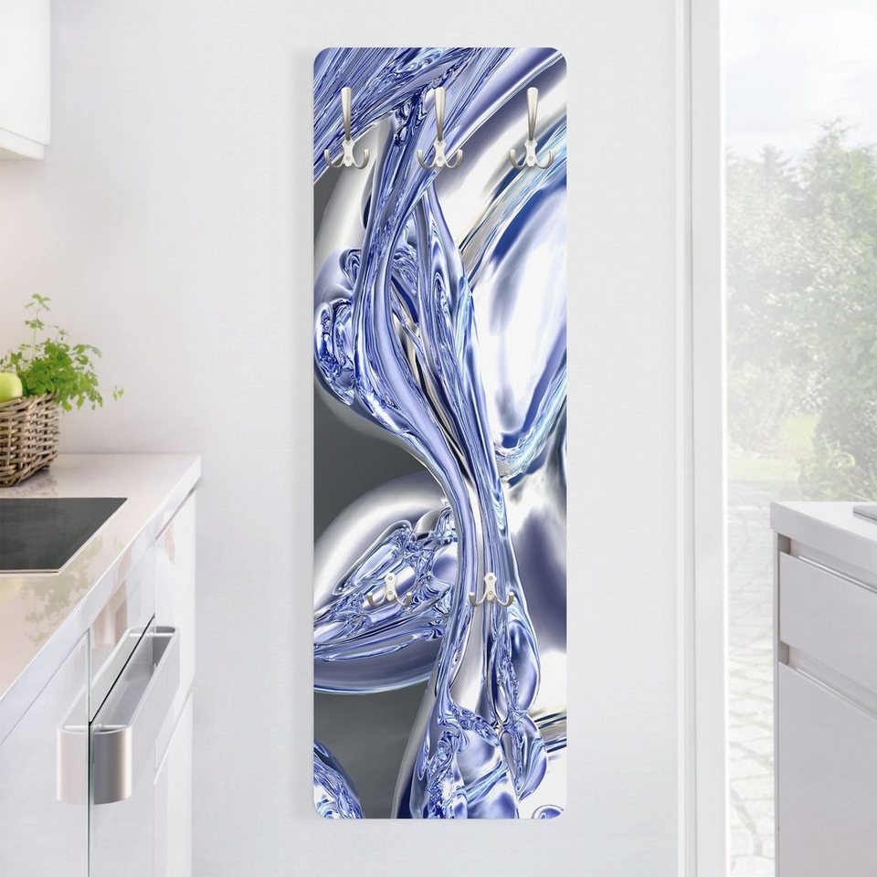 Bilderdepot24 Garderobenpaneel Design Abstrakt Liquid Smoke