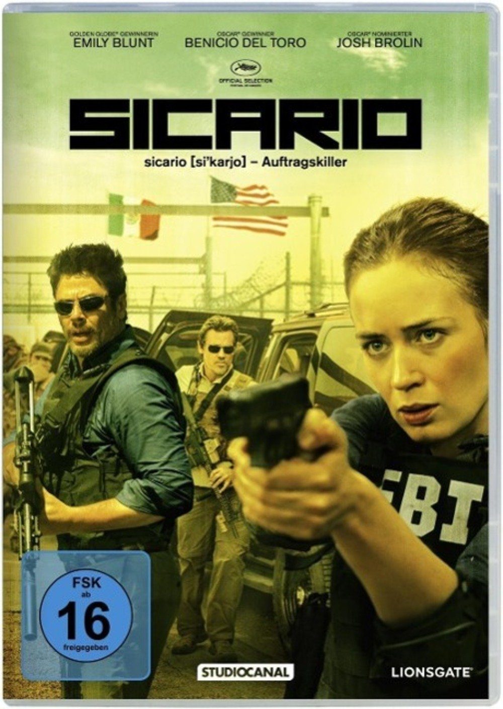 Studiocanal DVD Sicario, Autor: Taylor Sheridan