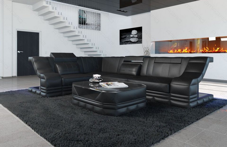 Sofa Dreams Ecksofa Ledersofa Bianchi L Form Mini Designersofa Sofa