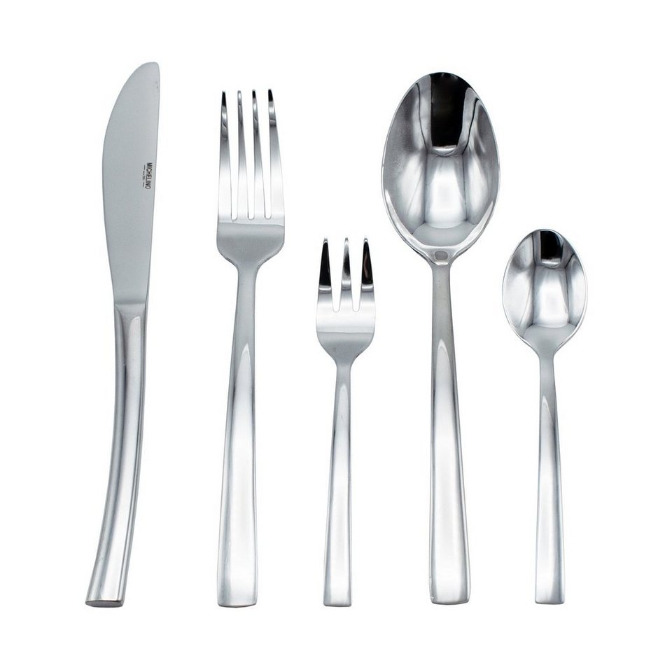 Michelino Besteck Set Besteck Set 60 Teilig Dublin Glänzendes Tafelbesteck