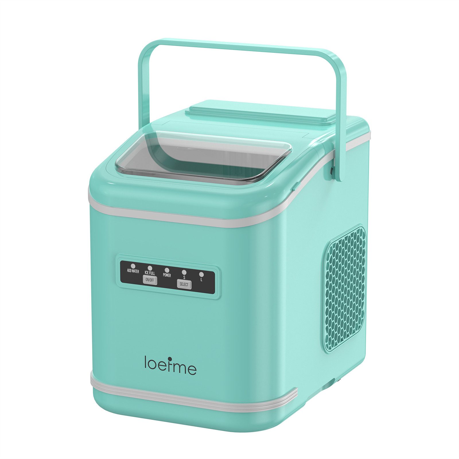 loefme Eiswürfelmaschine Eiswürfelmaschine 1,4L Mini Eiswürfelbereiter ...