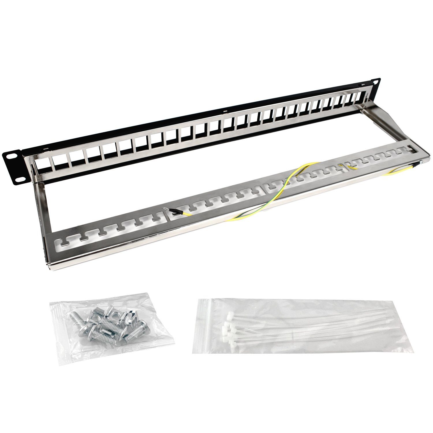 ARLI Patchpanel 19 zoll Verteilerfeld für Keystone Jack Netzwerk-Panel ...