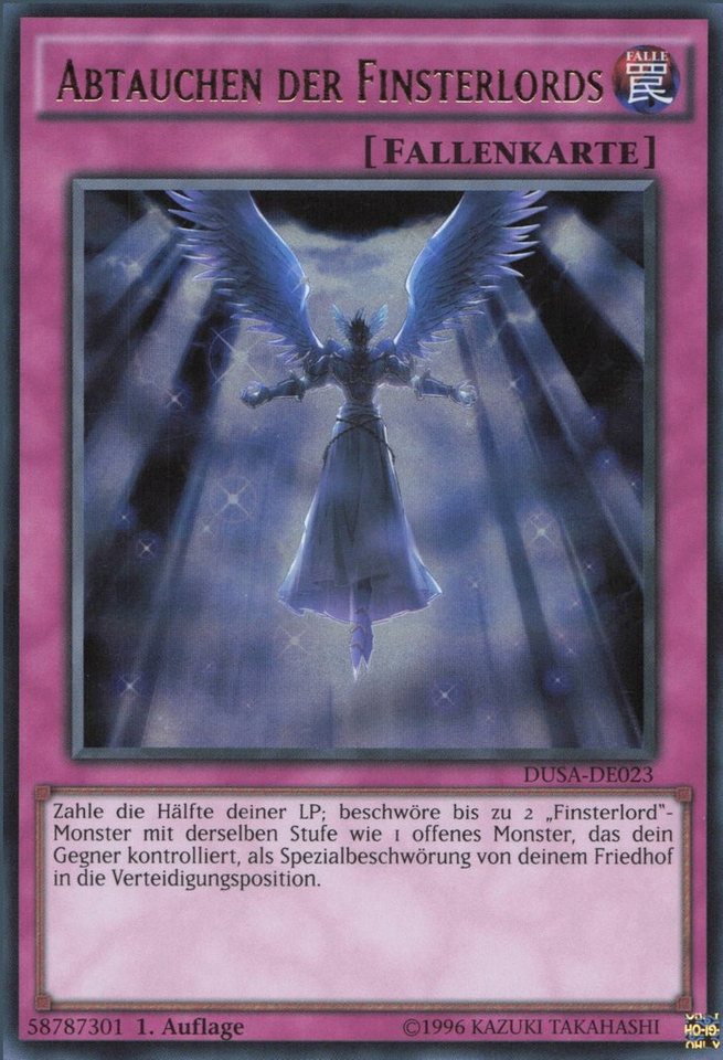 Recollectibles Sammelkarte Yugioh Karte Abtauchen Der Finsterlords