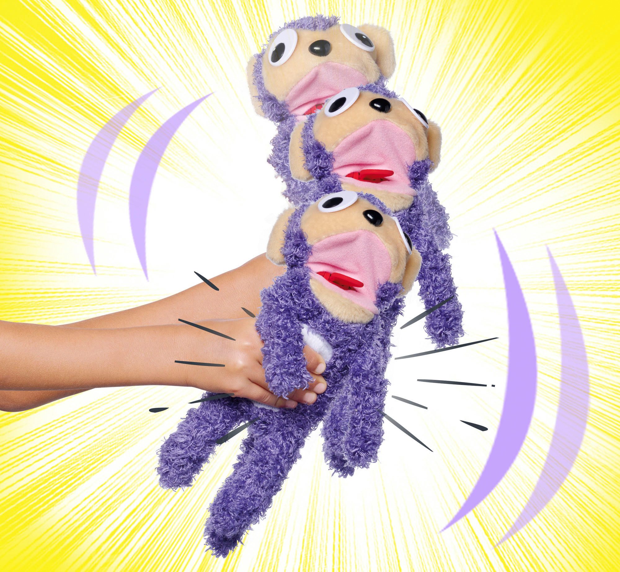 SIMBA Plüschfigur ScreamerZ Affe, mit Soundeffekt, Coole Funktionen wie ...