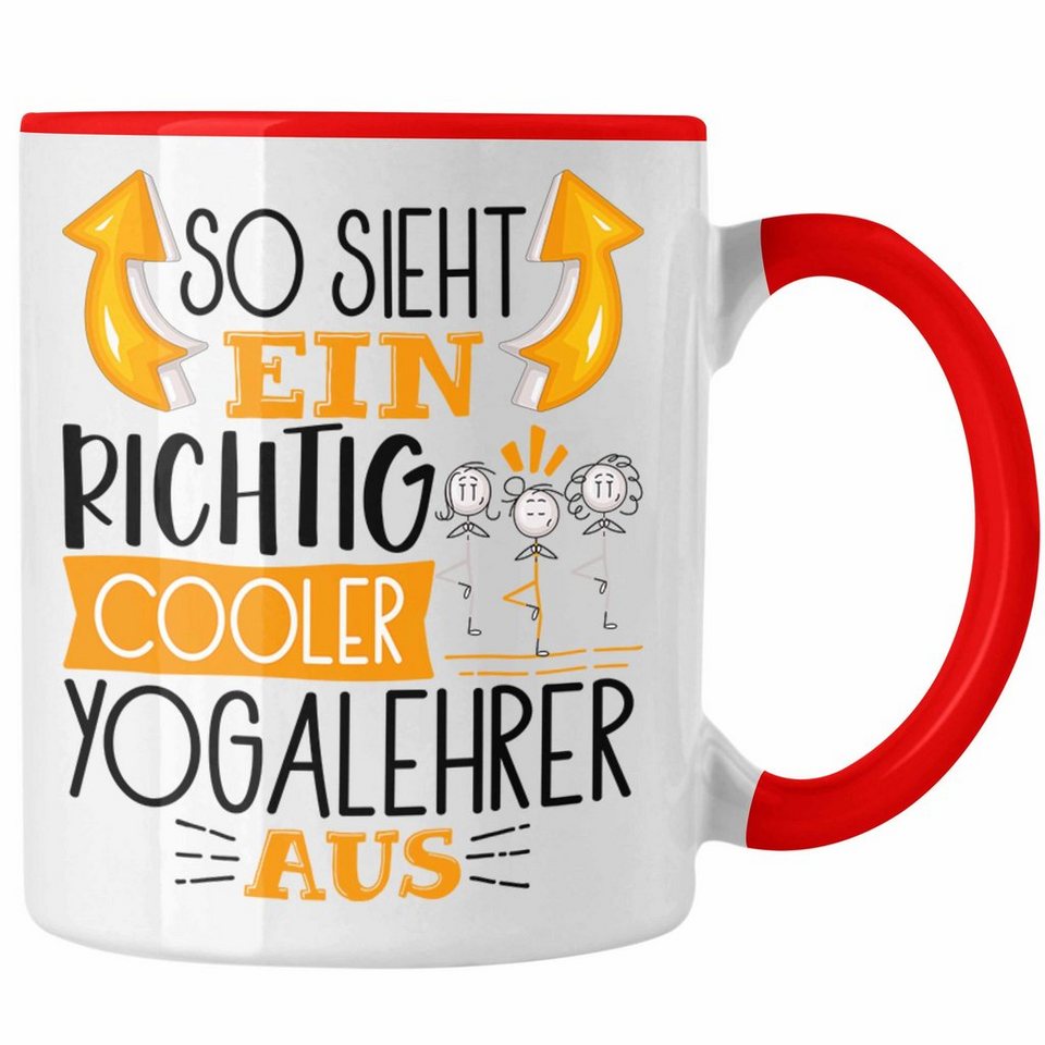 Trendation Tasse So Sieht Ein Richtig Cooler Yogalehrer Aus Geschenk