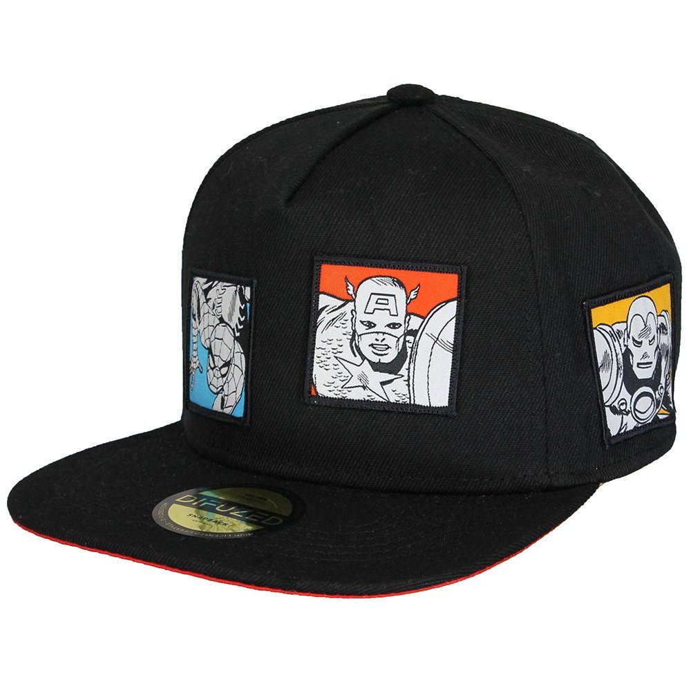 MARVEL Snapback Cap Snap Back Cap Baseball Cap Schirmmütze Jugendliche ...