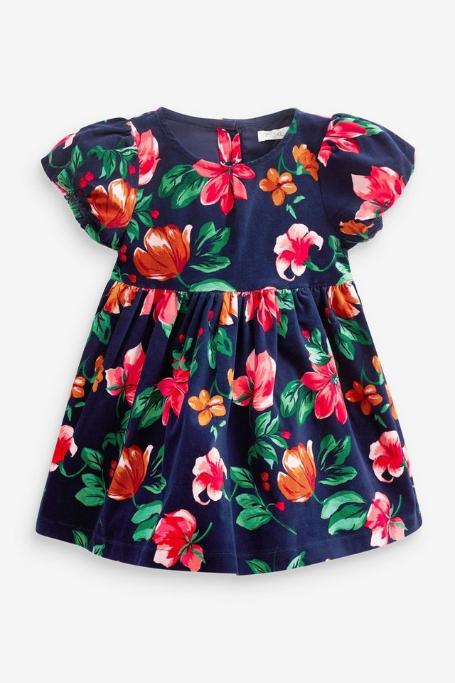 Next Partykleid Samtkleid Mit Floralem Muster 1 Tlg