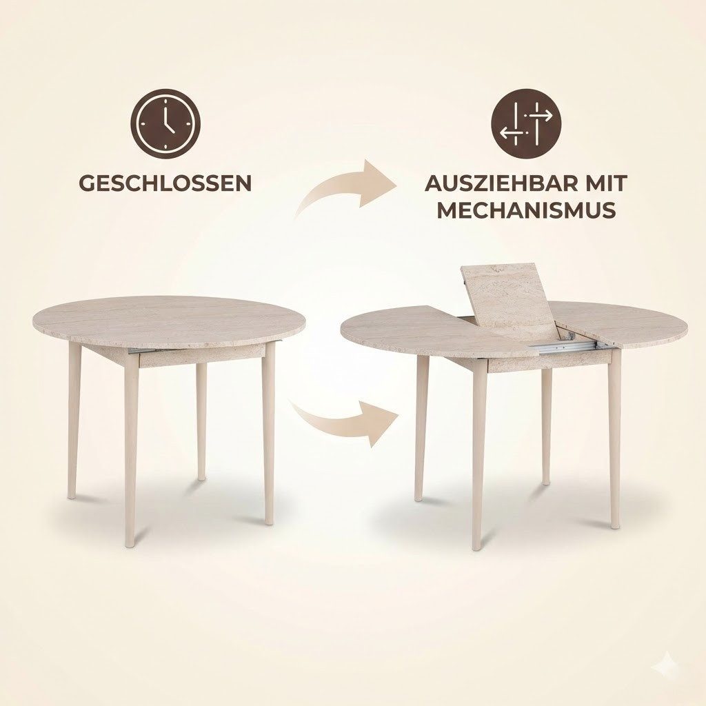 Tisch Mit Sthlen Platzsparend