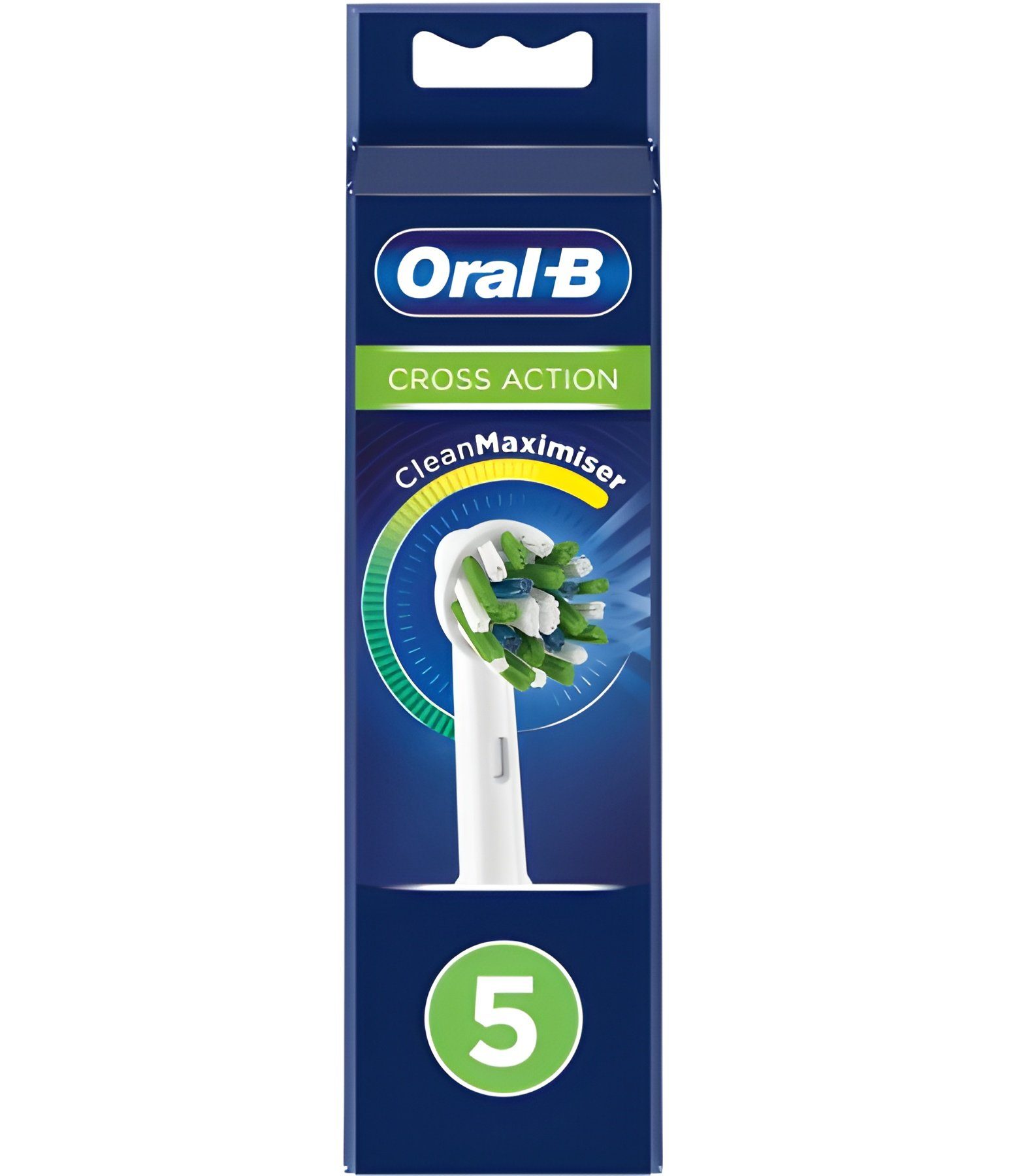 Oral-B Aufsteckbürsten Oral B Cross Action 1x5er Pack, Ersatzbürste, Zahnbürstenkopf