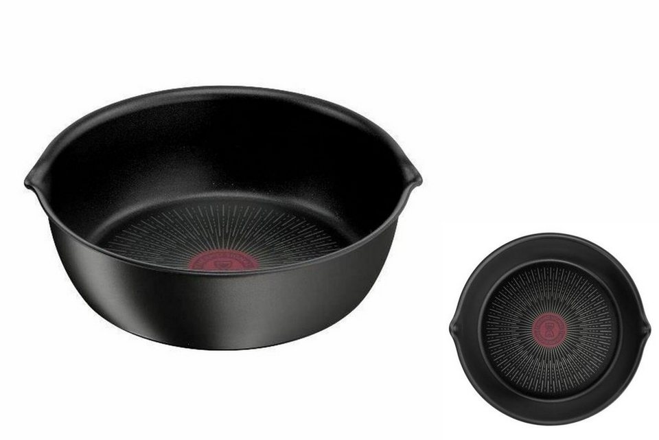 Tefal Bratpfanne Pfanne Tefal Schwarz Aluminium Antihaft Schmorpfanne