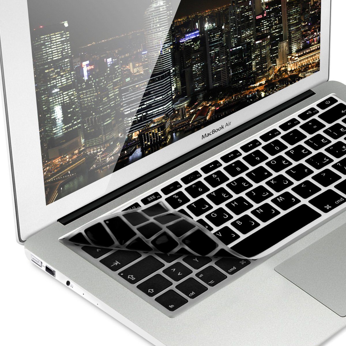 Kwmobile Schutzfolie Silikon Tastaturschutz Qwerty Arabisch Für