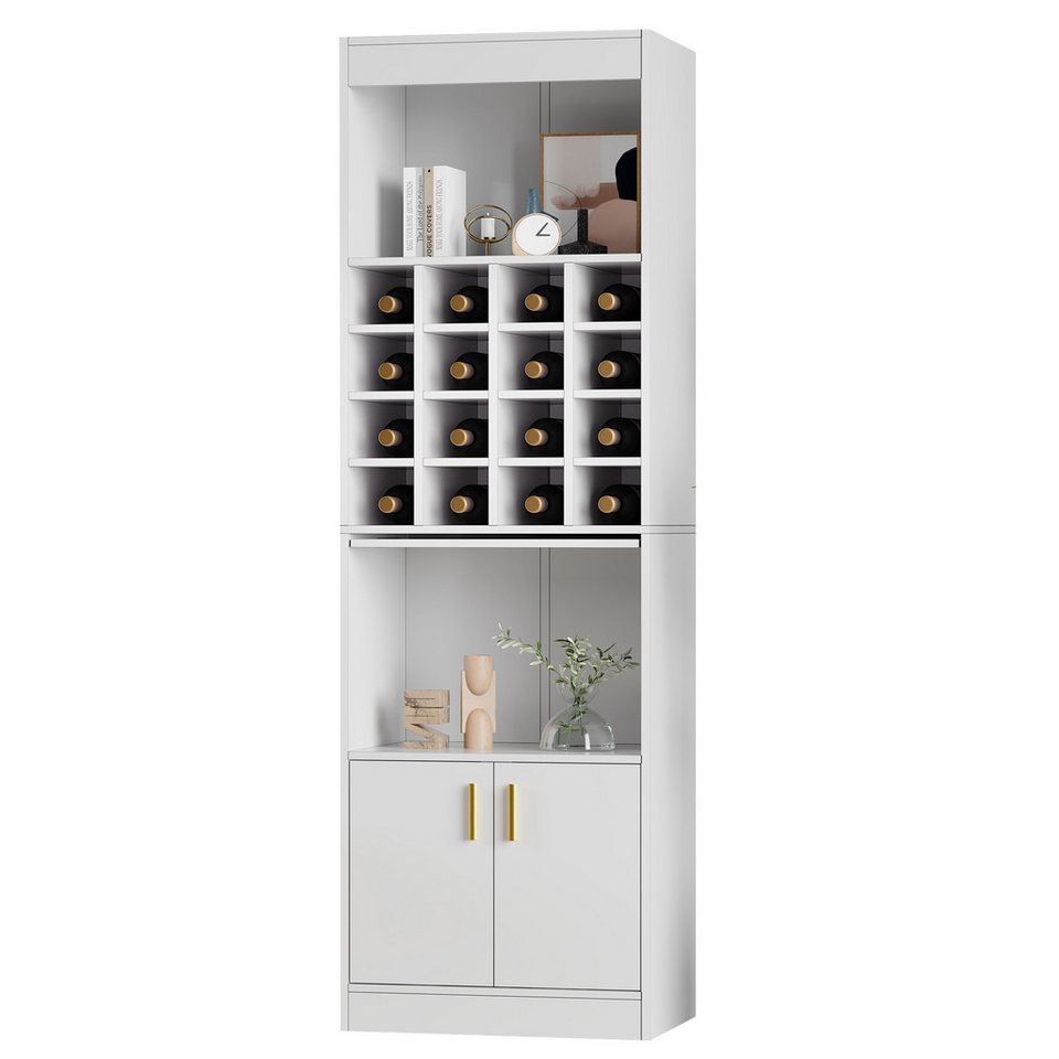 Dopwii Vitrine Stehschrank Für Weinliebhaber16 Weinfächersideboard