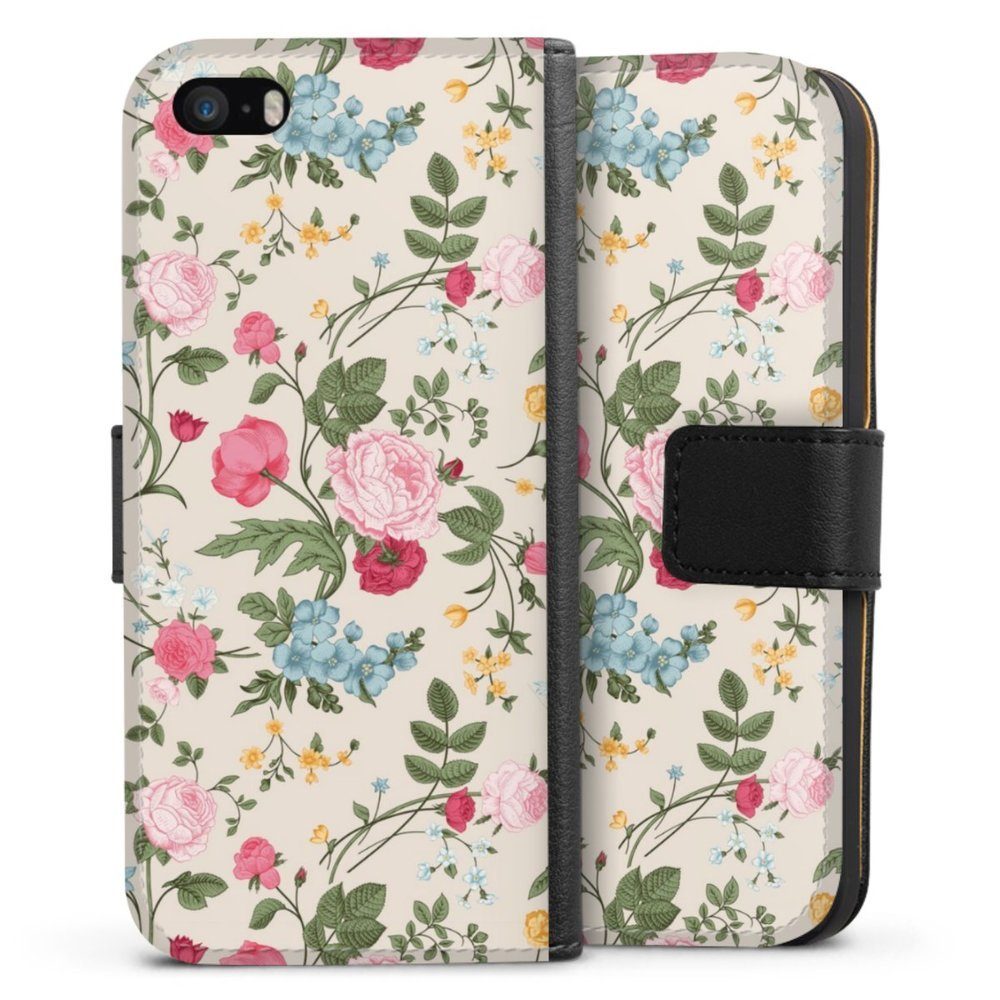 Deindesign Handyhülle Vintage Ornamente Blumen Vintage Beauty Apple