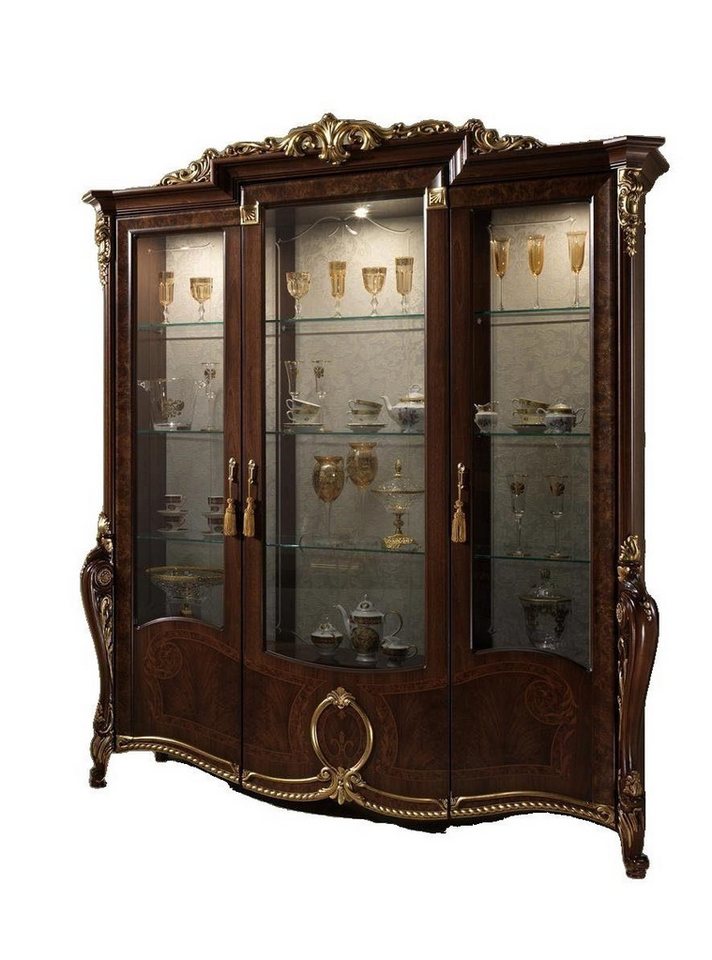 Jvmoebel Vitrine Luxus Vitrine Wohnzimmer Möbel Schrank Glas Vitrinen