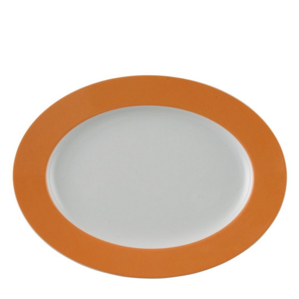 Thomas Porzellan Servierplatte Sunny Day Orange Platte 33 Cm Porzellan
