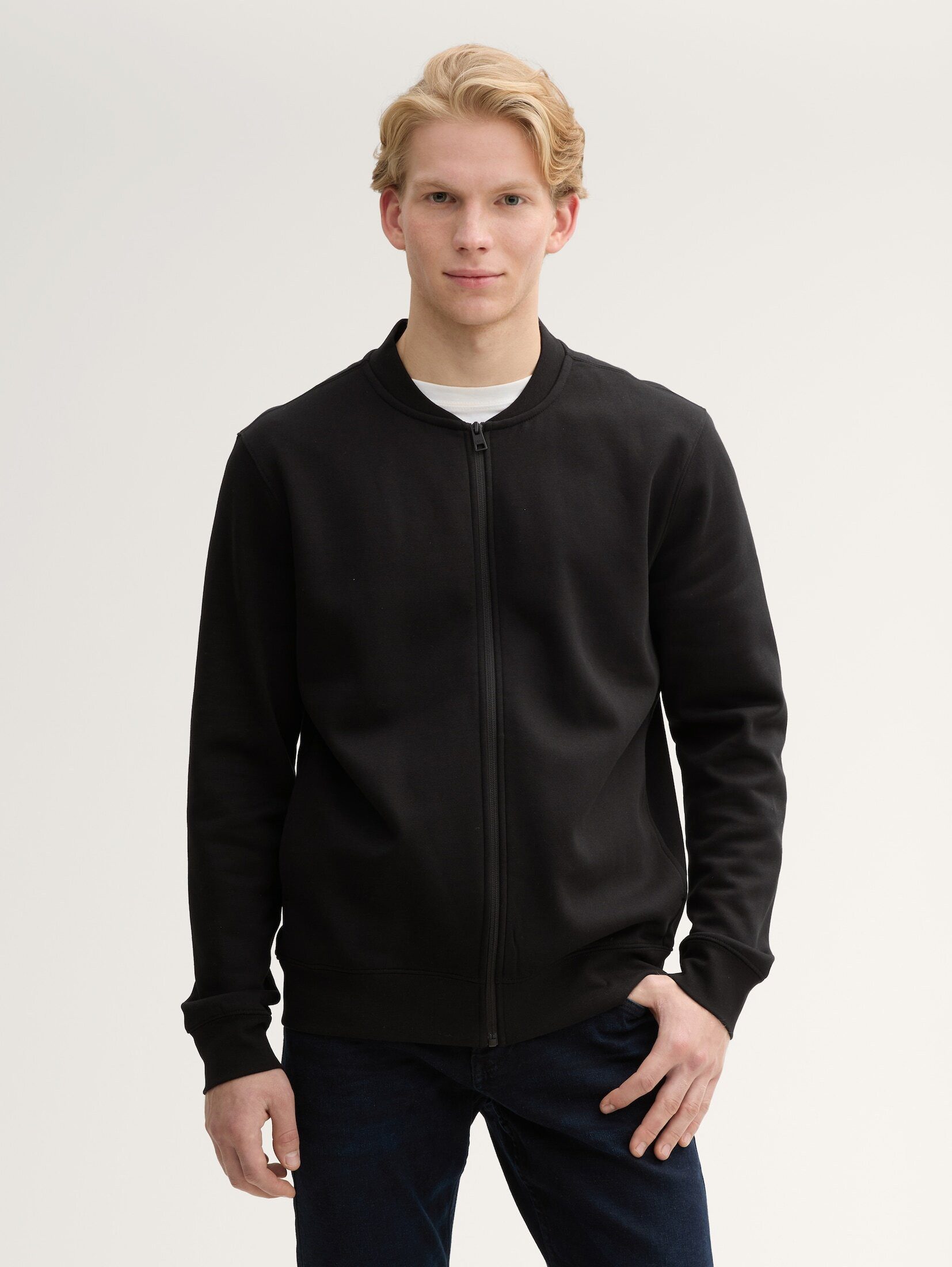Tom Tailor Denim Sweatjacke Bomberjacke Mit Taschen