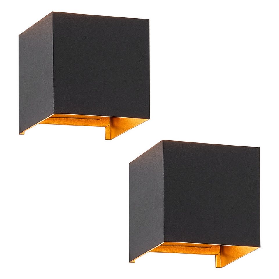 Nettlife Wandleuchte Up Down G9 Flurlampe 2er Led Fest Integriert