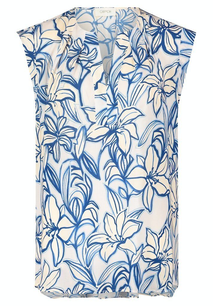 Cartoon Kurzarmbluse Bluse Kurz 1/2 Arm