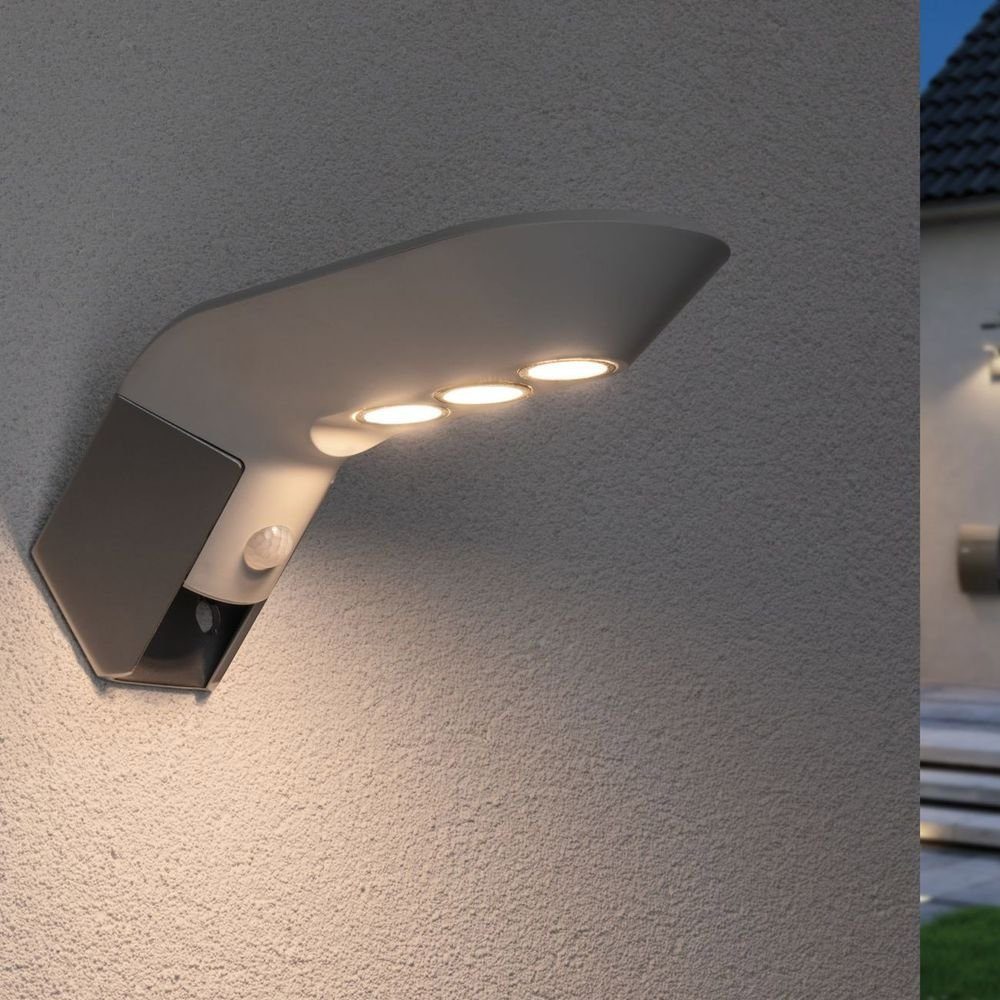 Click Licht Gartenleuchte Outdoor Solar Wandleuchte Soley 3000k Weiß