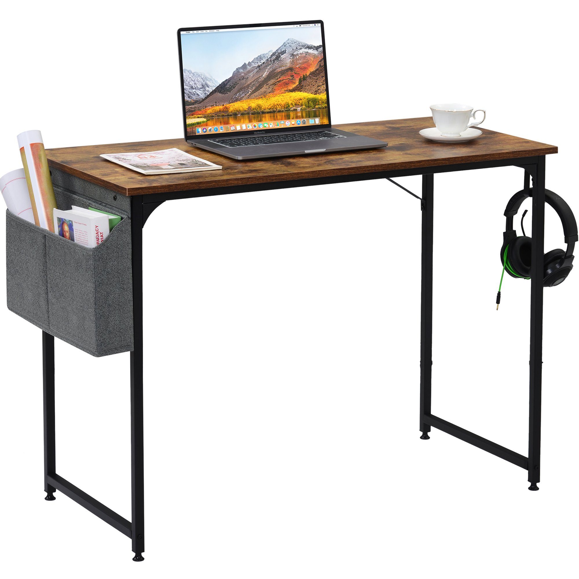 Flieks Schreibtisch 1 St Computertisch Arbeitstisch Mit