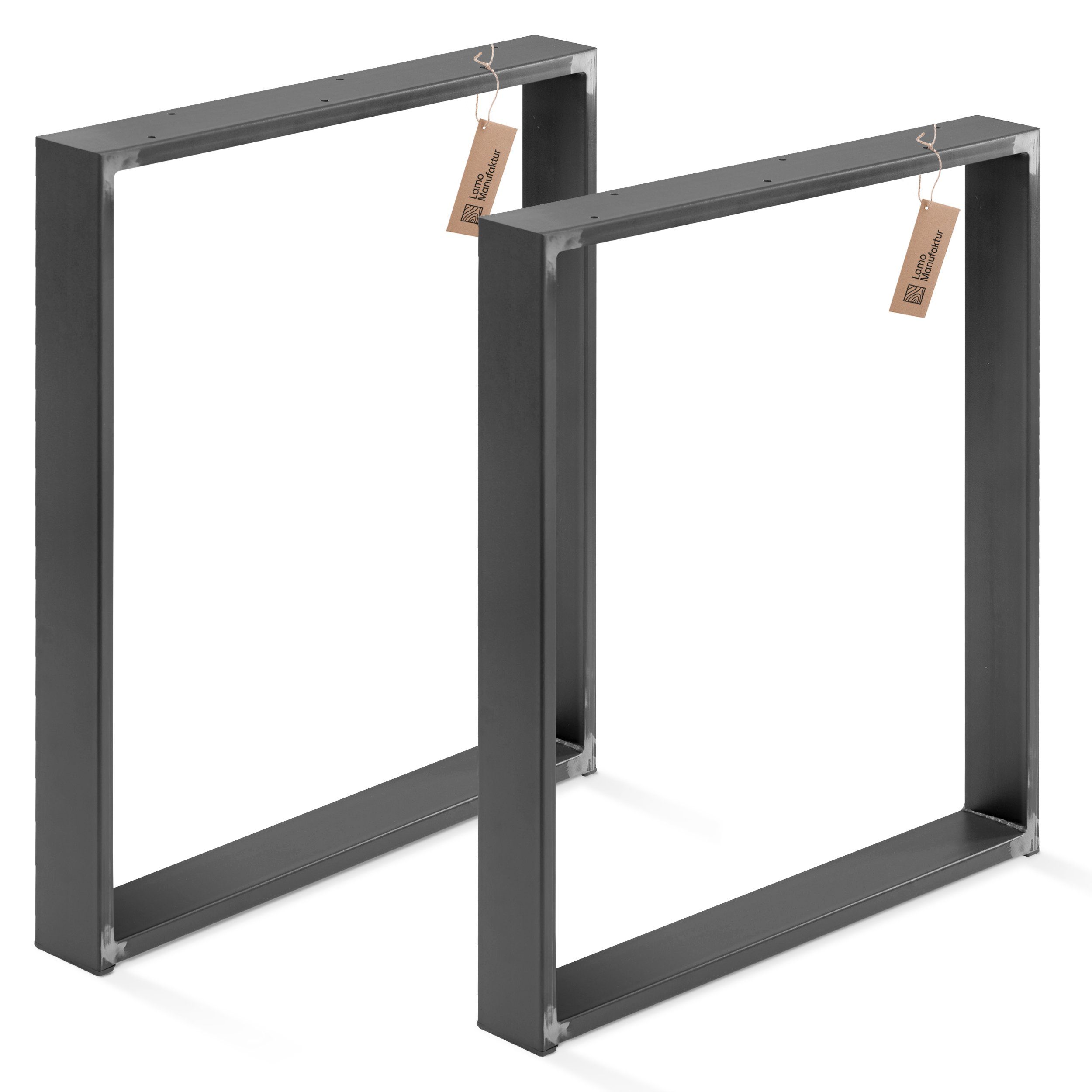 Lamo Manufaktur Tischgestell Simple Massive Tischbeine Set 2er Set