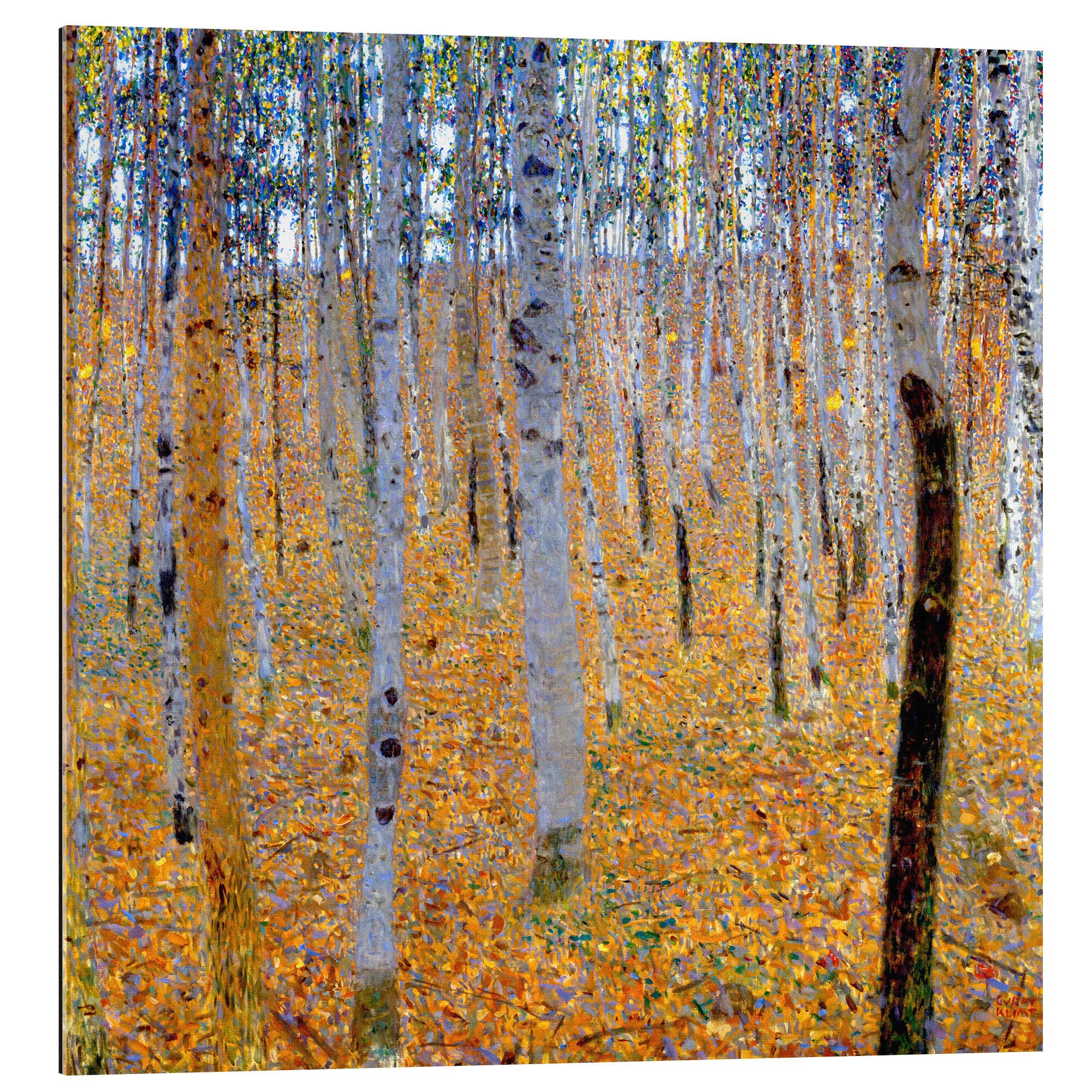 Posterlounge XXL-Wandbild Gustav Klimt, Buchenwald I, Wohnzimmer Malerei, XXL-Bild