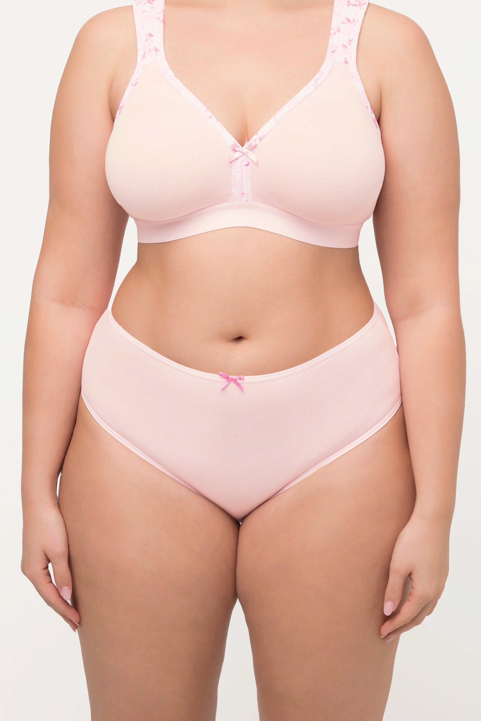 Ulla Popken Slip Midislips 4er Pack Einfarbig 4 Midislips 1