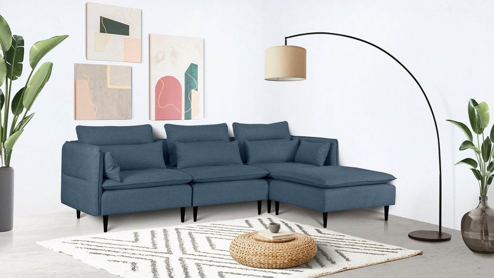 Andas Ecksofa Alvik L Form Zusammengesetzt Aus Modulen Erweiterbar