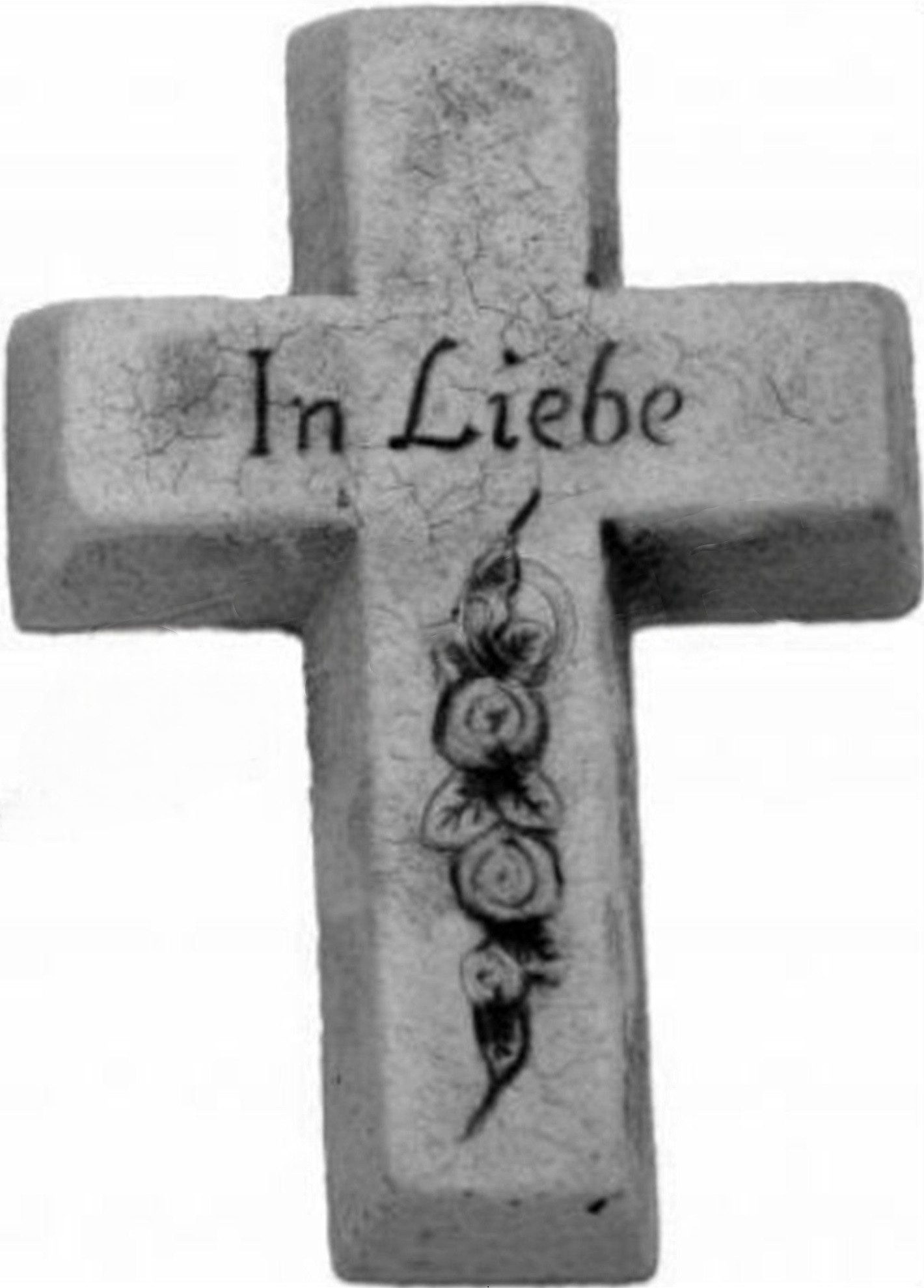Jvmoebel Gartenfigur Kreuz Grabengel Grabschmuck Stein Statue